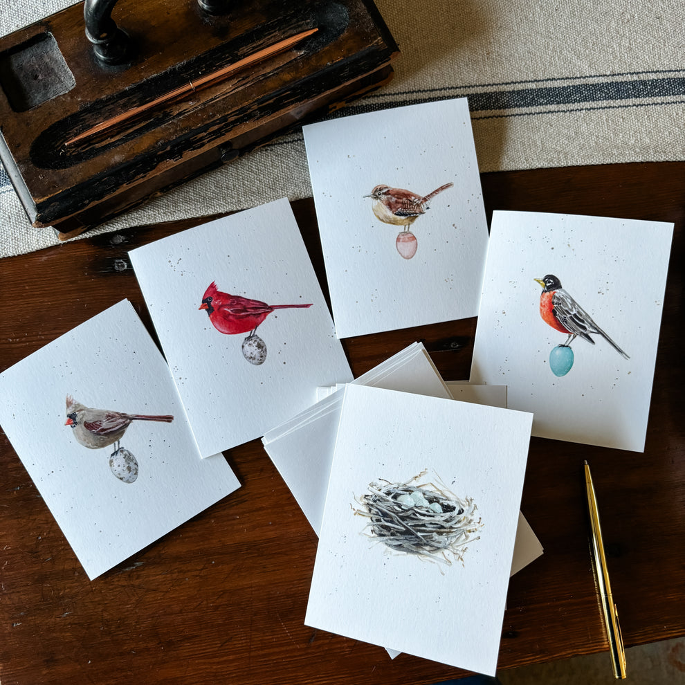 "Birds of a Feather" Note Cards – Amy Crews | Southern Fine Art